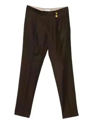 MANUEL RITZ Flannel Trousers - Brown