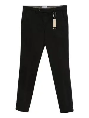 MANUEL RITZ Twill Trousers - Black