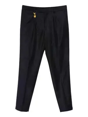 MANUEL RITZ Flannel Trousers - Blue