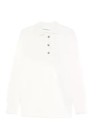 AMARANTO Half-buttoned Sweater