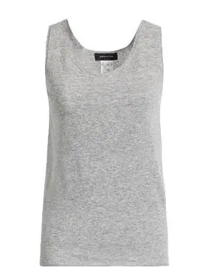 Fabiana Filippi Sleeveless Merino Wool-blend Knit Top - Grey