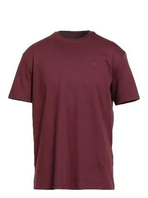 Emporio Armani T-shirt Burgundy Size Cotton - Red