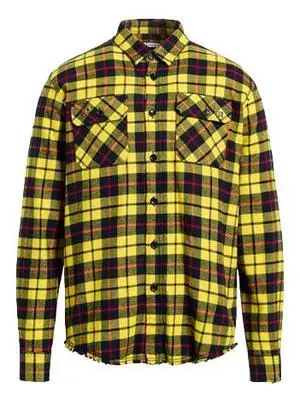DANIELE ALESSANDRINI Shirt Size Cotton - Yellow