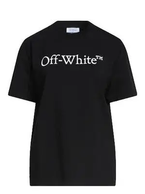 OFF-WHITE™ Logo-print Cotton T-shirt - Black
