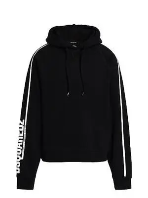 Dsquared2 Cotton Fleece Sweatshirt - Black