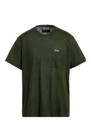 Versace T-shirt Military Size Cotton, Polyester - Green