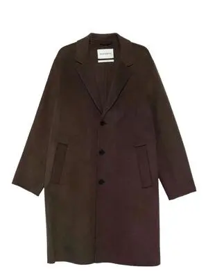AMARANTO Notched-lapel Coat - Brown