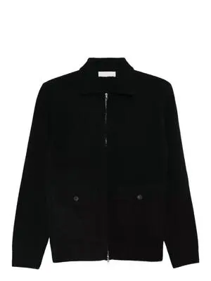 LUIGI GENTILE Zip-fastening Jacket - Black