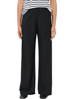 Sold Out NYC Wide Leg Suiting Pants - Black