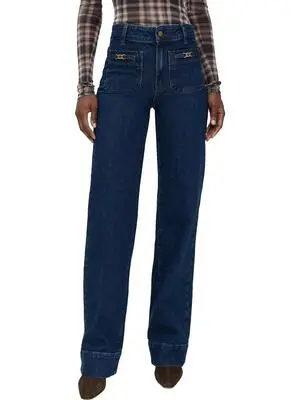 Paige Sasha Straight Leg Jeans - Enfield