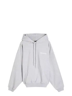 COLE BUXTON Hooded Cotton Sweatshirt - Light Grey