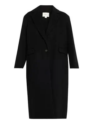 Vince Cashmere-wool Single-breasted Coat - Black
