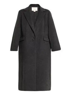 Vince Cashmere-wool Single-breasted Coat - Charcoal