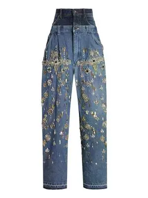 Dolce & Gabbana Embellished Jeans - Blue