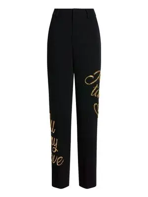 Cinq À Sept Collins Loveletter Trousers - Black