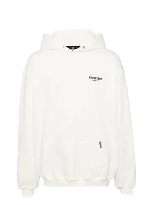 REPRESENT Melange Cotton Sweatshirt White
