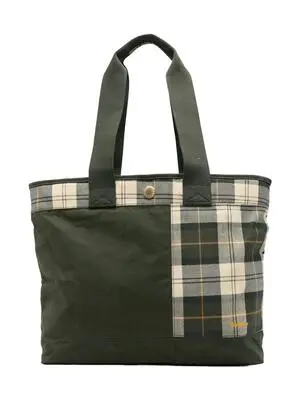 Barbour Mya Patchwork Tote Bag Sg71 Sage/ancient