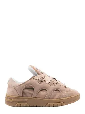 SANTHA Totalsuede Nude Shoes Beige