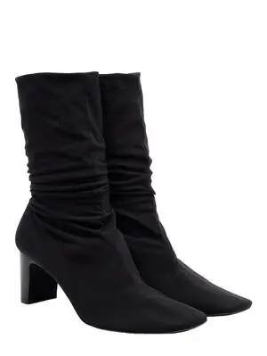 THE ROW Felice Ankle Boots - Black