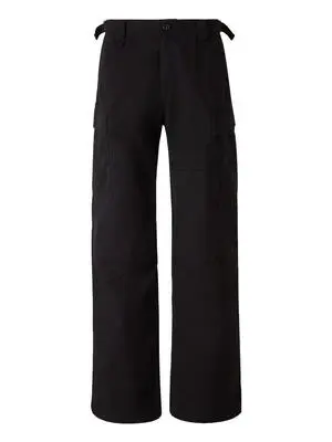 Balenciaga Wide Leg Cargo Pants - Black
