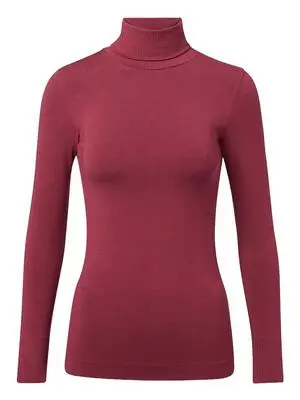 Fusalp Alisier Technical Turtleneck Sweater Burgundy