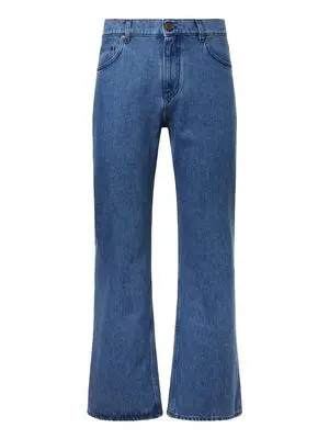 Gabriela Hearst Rey Straight Leg Jeans - Blue