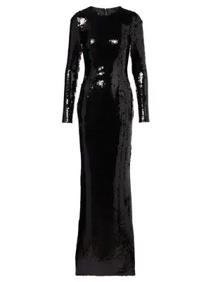 Dolce & Gabbana Sequined Gown - Black