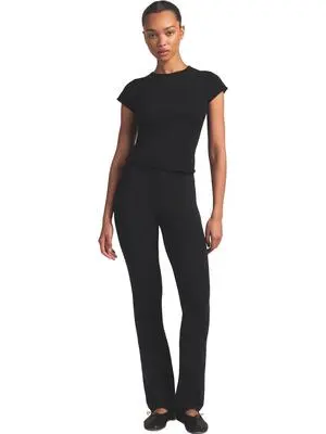 SKIMS Featherweight Cashmere Tee - Onyx