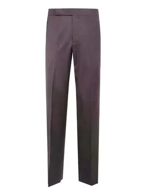LARDINI Flat-Front Trousers