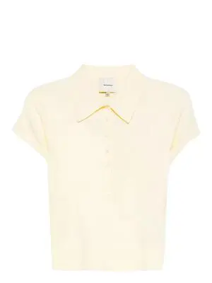 REFORMATION Bentley Polo Top - Neutrals