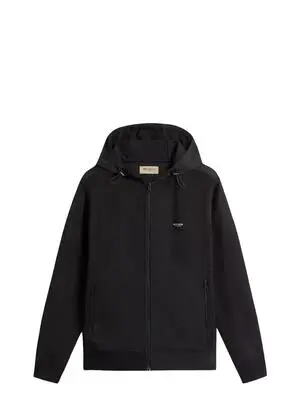 Woolrich Mixmedia Full-zip Hoodie - Black