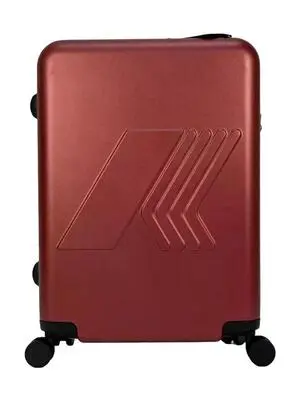 K-WAY Logo-embossed Luggage - Red