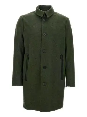 RRD - ROBERTO RICCI DESIGN Zipped Wool Coat - Green