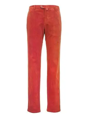 Kiton Corduroy Trousers - Red