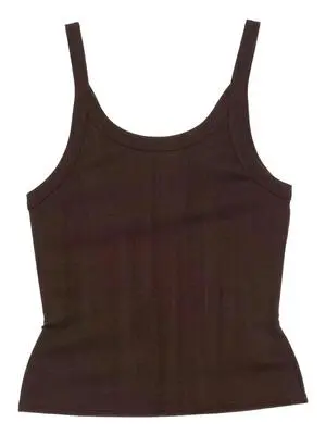REFORMATION Calie Tank Top - Brown