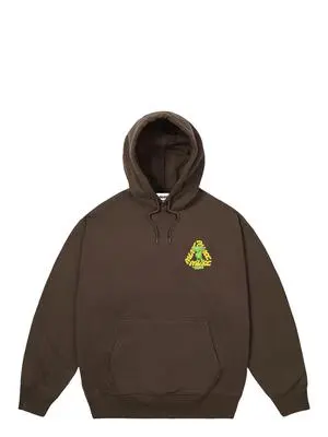 PALACE Mark Bodē 'fox' Hooded Sweatshirt - Brown