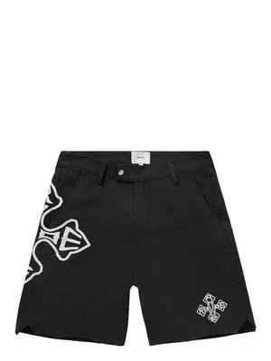 RHUDE Cross Logo Twill Short