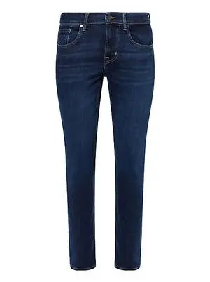 7 For All Mankind Slimmy Tapered-leg Stretch-denim Jeans - Mirror