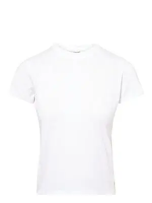 FRAME The Baby Cotton-jersey T-shirt - White