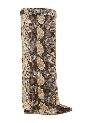 Steve Madden Corenne Leather Knee-high Heeled Boots - Brown/oth