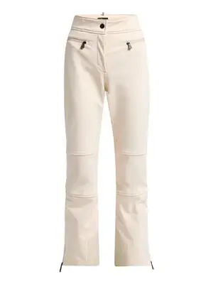 Moncler Stretch Poplin Ski Pants - White