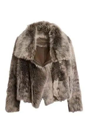 YVES SALOMON Toscana Lamb Shearling Jacket - Alpes