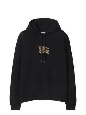 Burberry Cotton Slim Hoodie - Black
