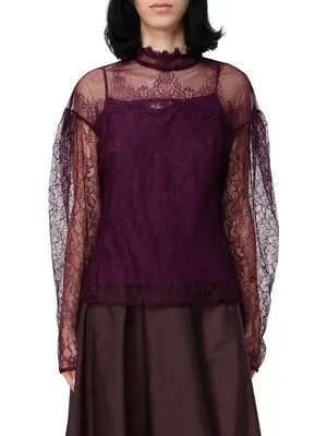 TWINSET Lace Top - Violet