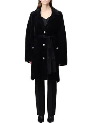 Pinko Fur Coat - Black