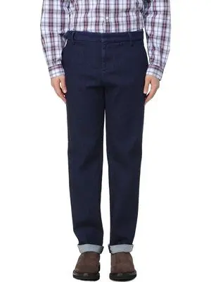 DONDUP Straight Leg Pants - Navy
