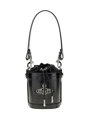 VIVIENNE WESTWOOD Mini Bucket Bag - Black