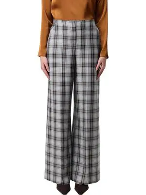 HANITA Wide-leg Trousers - Grey