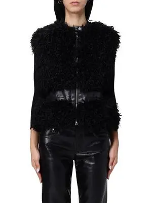 Apparis Fur Coat - Black
