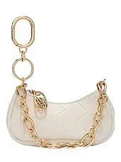 Victoria's Secret Micro Travel Tote Bag Charm - White,ivory